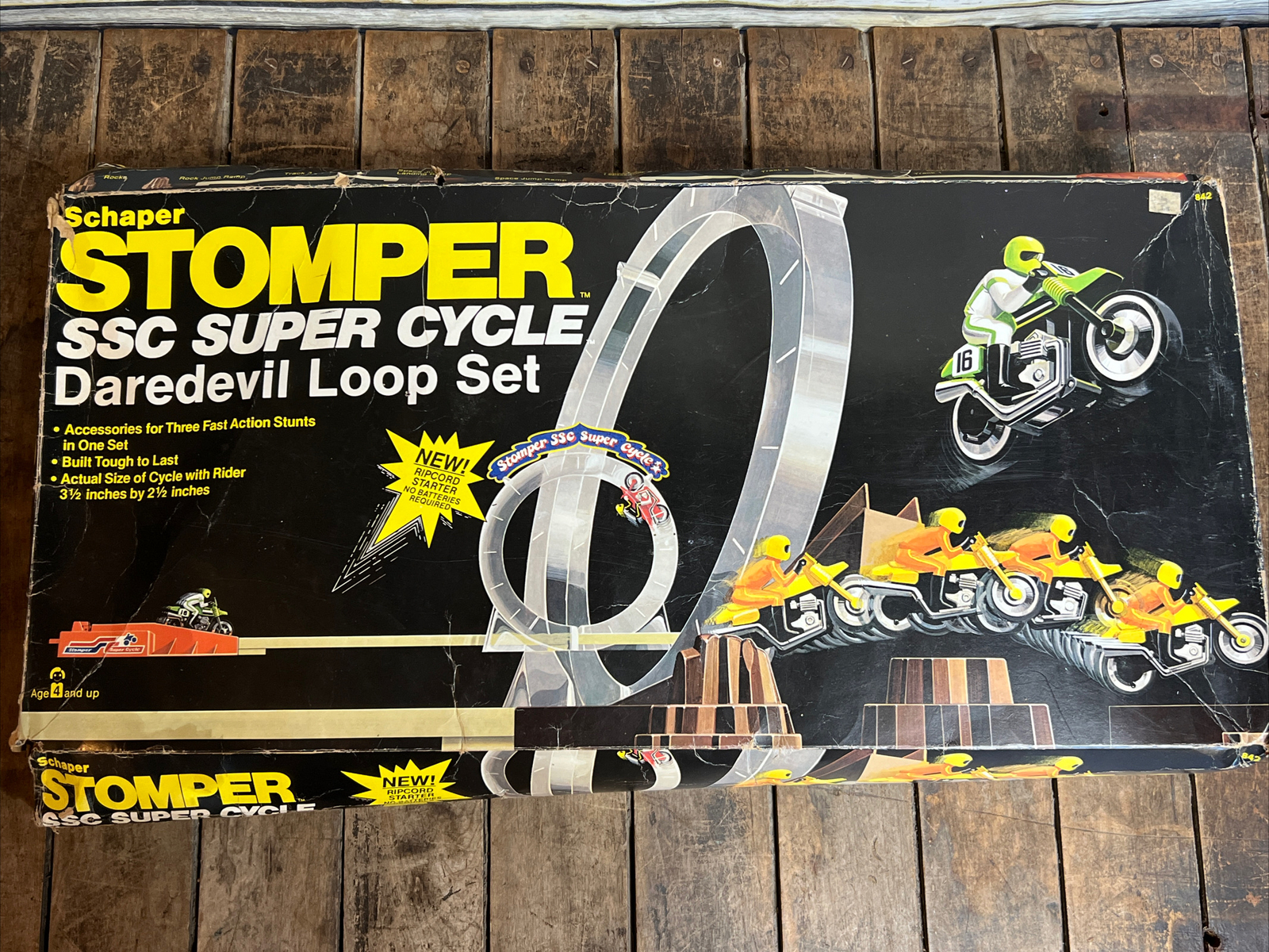 VINTAGE 1982 SCHAPER STOMPER SSC SUPER CYCLE DAREDEVIL LOOP SET IN ...