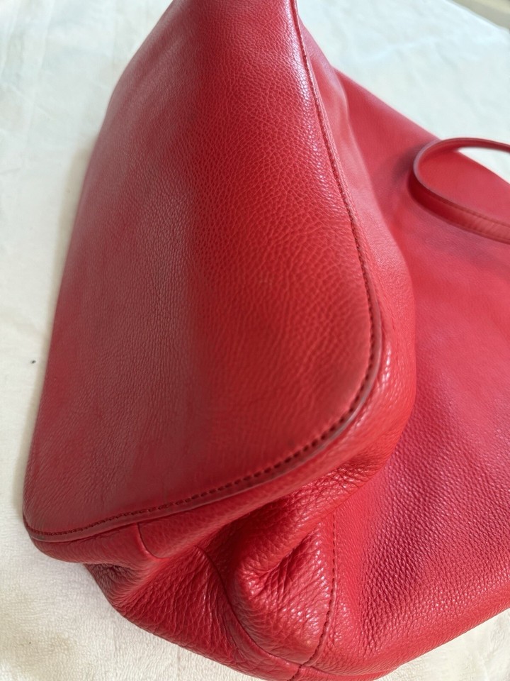 TORY BURCH MICHELLE TOTE BAG, LOBSTER --- 100% AUTHENTIC | eBay