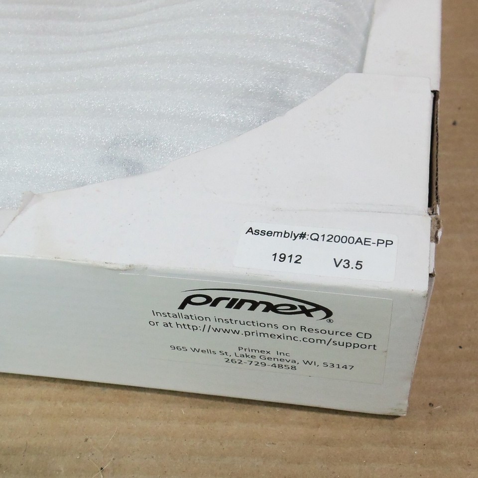 NEW PRIMEX 12" AC WALL CLOCK Y303-1 XR RADIO M3.5 ASSY Q12000AE-PP FIRE ...