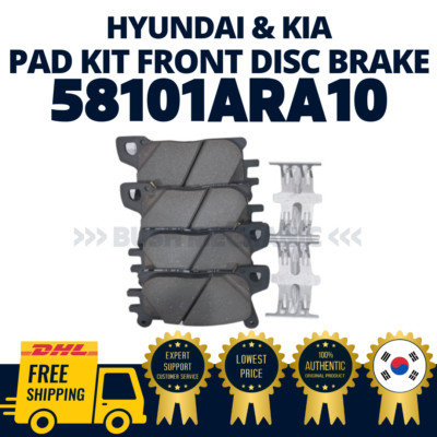 GENUINE OEM Hyundai Kia Pad Kit Front Disc Brake 58101ARA10 | eBay