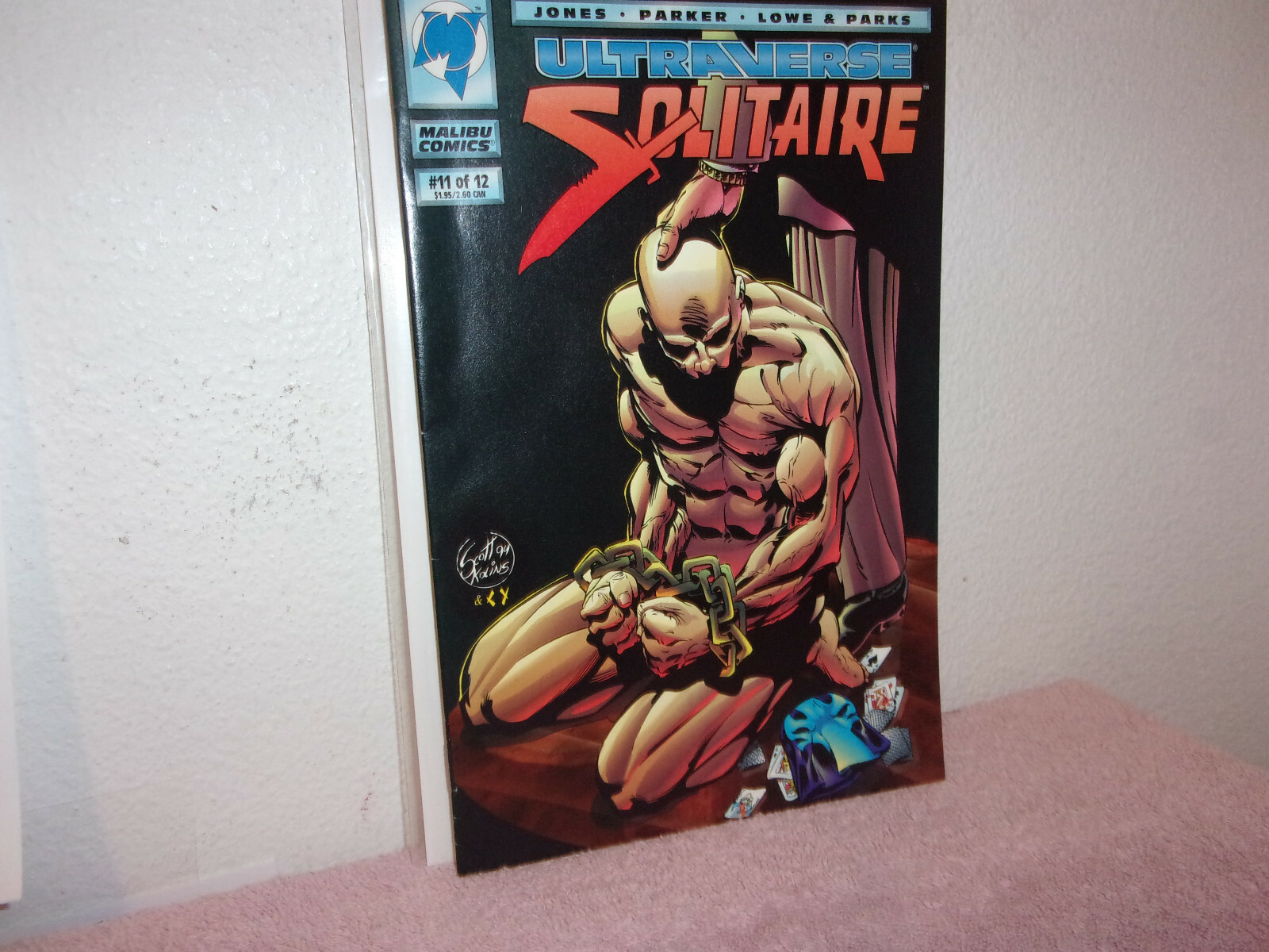 VINTAGE (NEW) MALIBU COMIC ULTRAVERSE..SOLITAIRE # 11 of 12 ...1994 ...