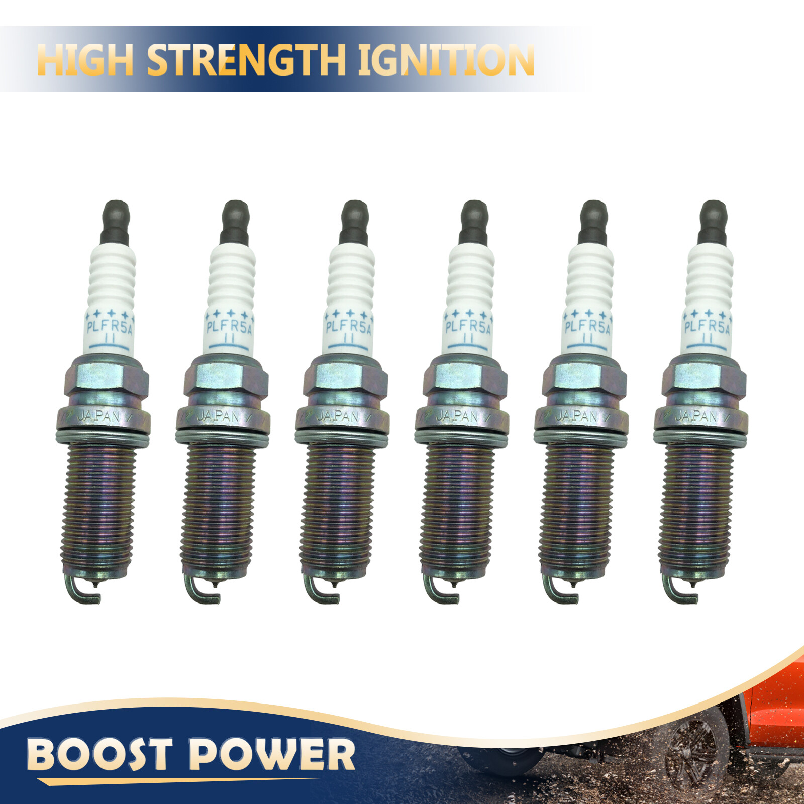 Set of 6 for NGK Spark Plugs Laser Iridium For Infiniti Nissan PLFR5A11 ...