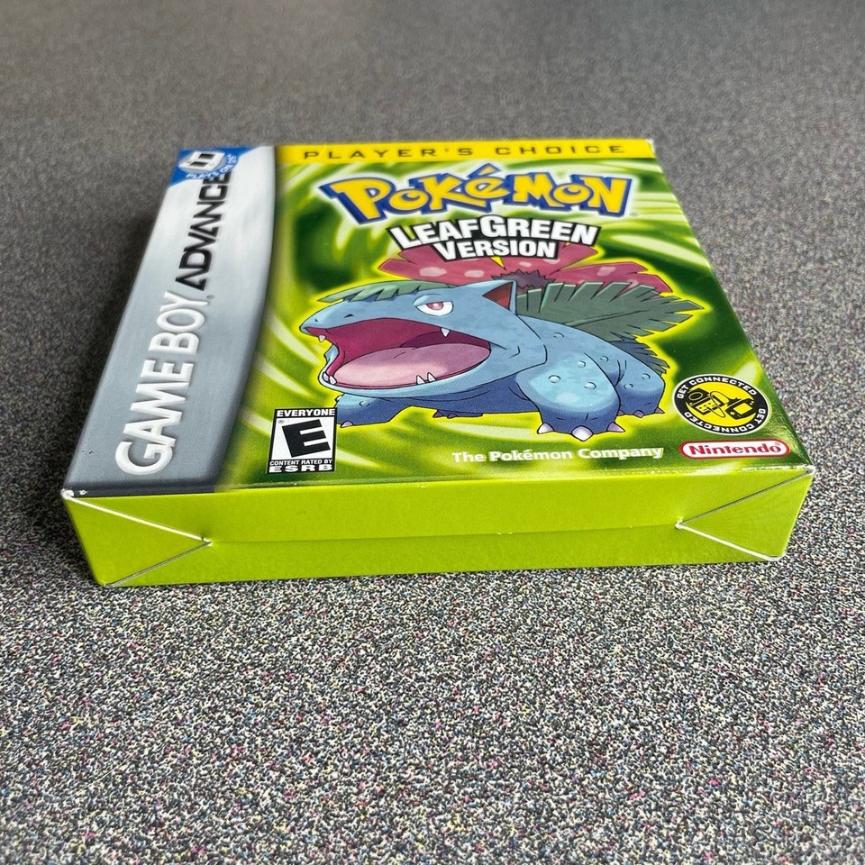 Pokemon LeafGreen Player’s Choice Plays on DS Nintendo Gameboy Advance ...