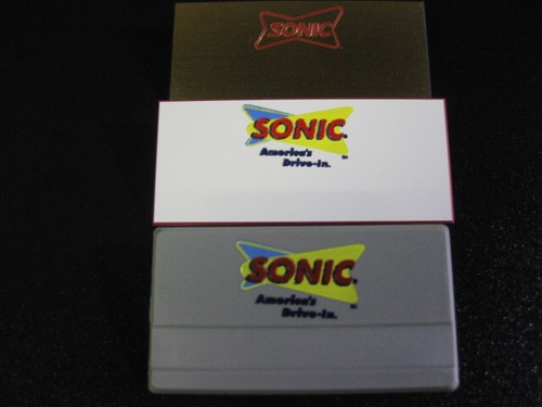 (3) SONIC DRIVE-IN Employee Uniform Name Badge tags * VINTAGE LOGOS! | eBay