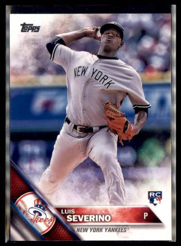 2016 Topps Luis Severino RC New York Yankees #265 | eBay