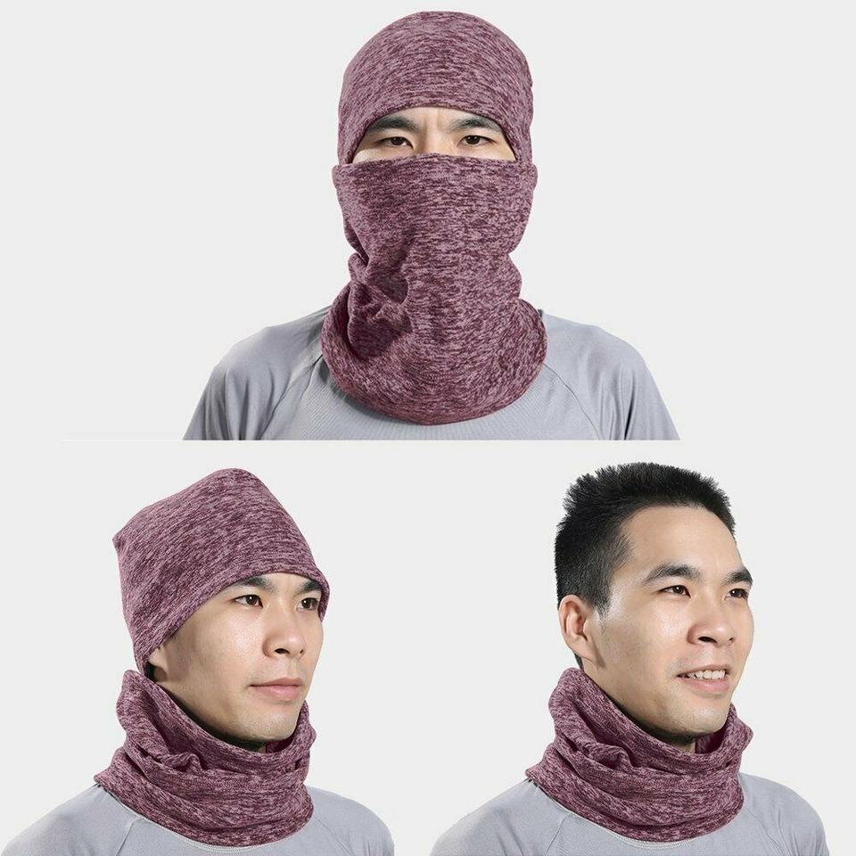 Winter Windproof Balaclava Ski Mask Fleece Thermal Full Face Mask for ...