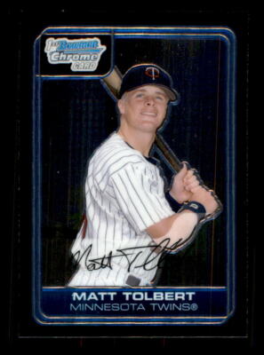 2006 Baseball Bowman Chrome Matt Tolbert Minnesota Twins #BC41 | eBay