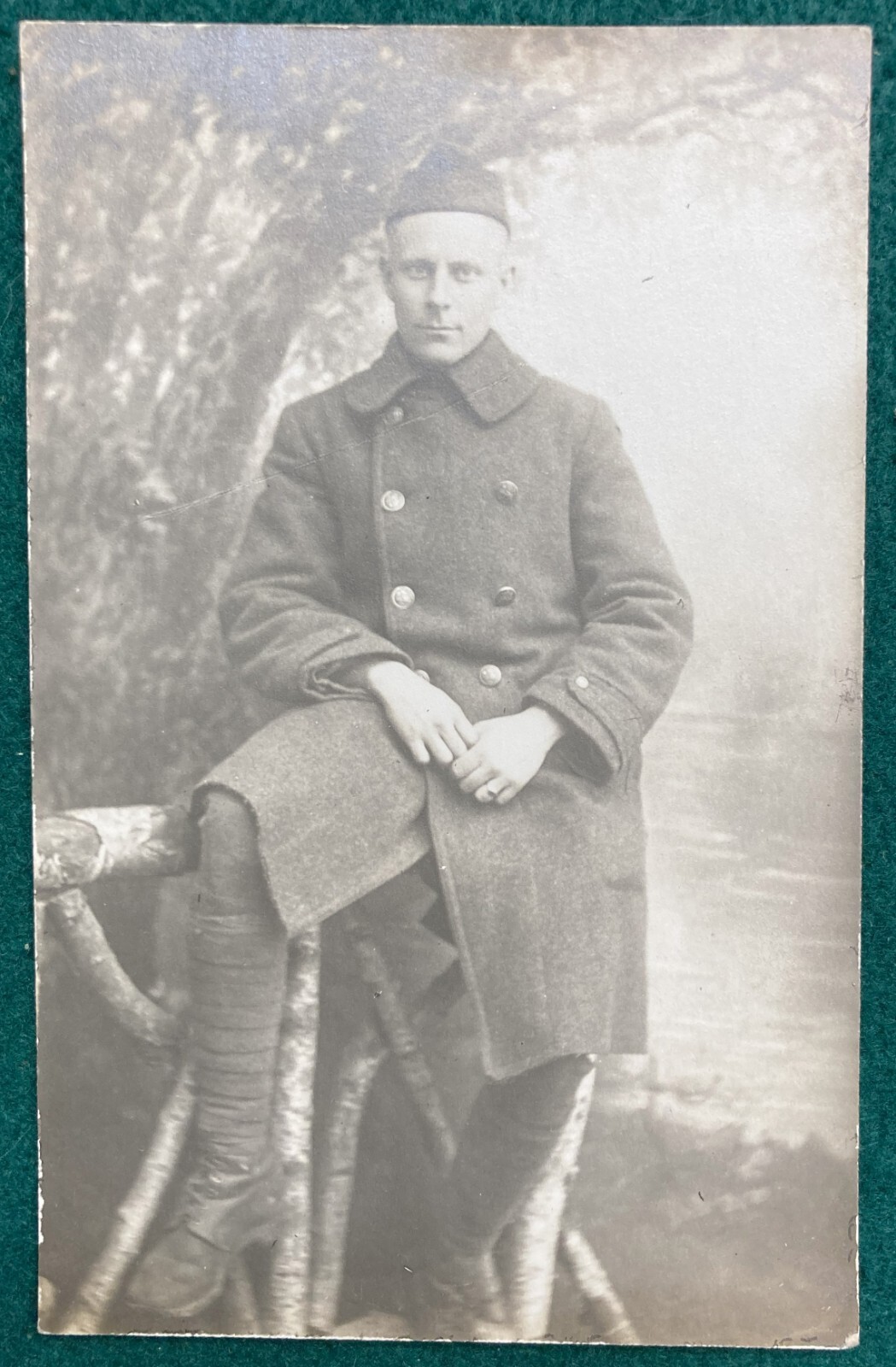 WW1 RPPC AEF Soldier Real Photo Postcard Germany Occupation WWI ...
