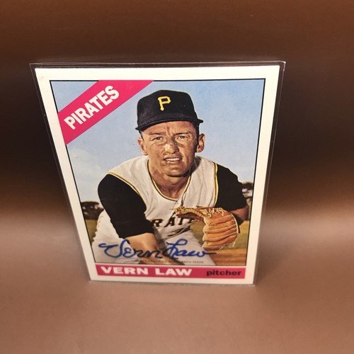 2016 Topps Archives Vern Law Autograph Auto #A65-VL Pirates | eBay
