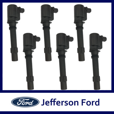 Genuine Ford Ignition Coil Set of 6 BA BF Falcon SX SY/MKII Territory 4 ...