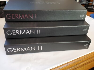 Pimsleur Approach Gold Edition German I, II, & III Language Learning 48 ...