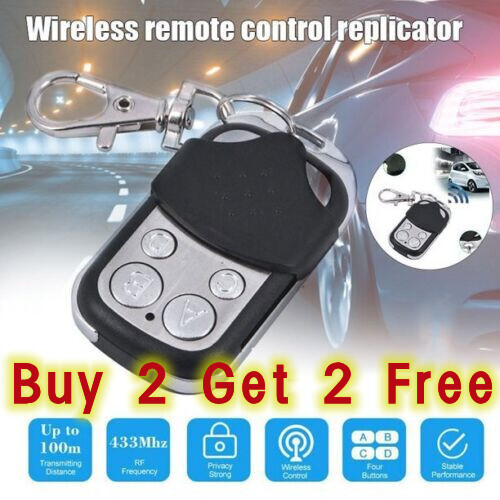 433MHz Remote Control Gate Garage Door Opener Duplicator Clone Car Key ...
