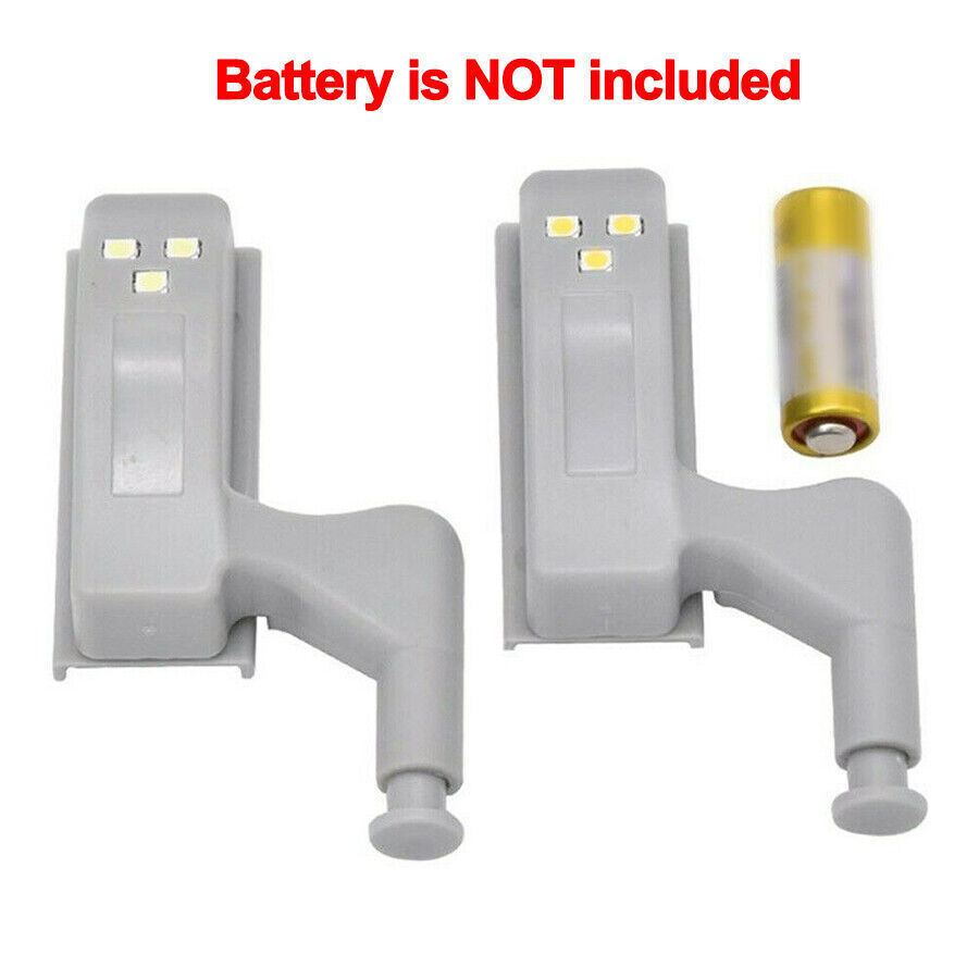 10 PCS Hinge LED Sensor Lights Inner Hinge Lamp Hinge Lamp Wardrobe ...