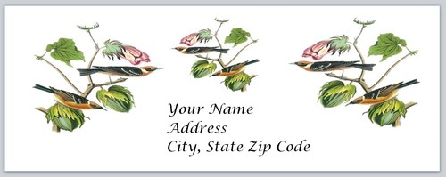 Personalized address labels Bird (bh 23) | eBay