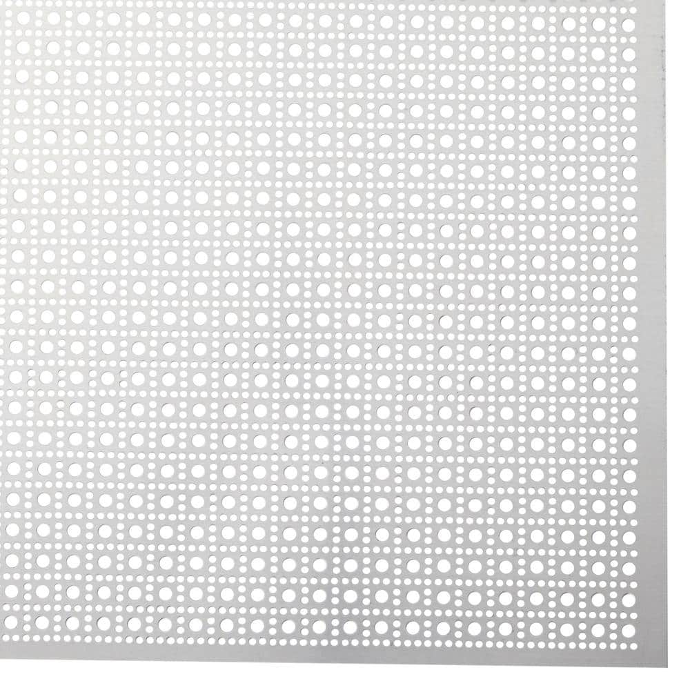 M-D Building Products Lincane Sheet Perforated Metal Aluminum Silver 36 ...