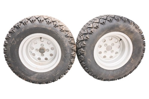 00 Suzuki Quadmaster 500 4x4 Rear Wheels Rims & Tires 25X10.5-12 4/90 ...