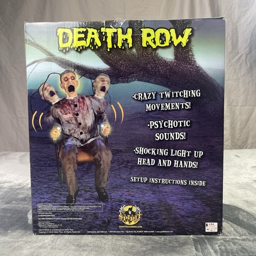 Spirit Halloween Death Row Prisoner Animated Animatronic Prop Tested ...