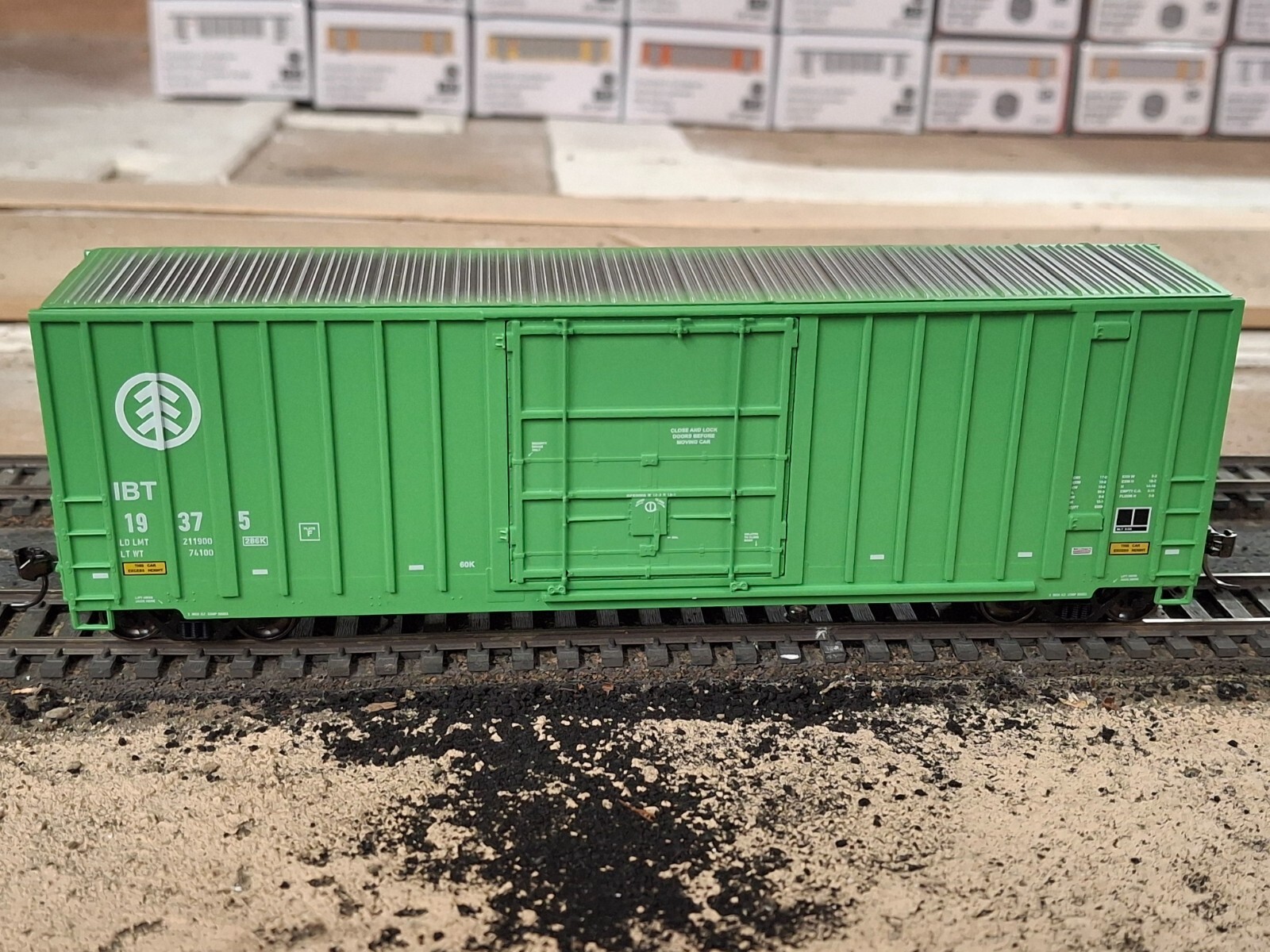 Intermountain HO scale Gunderson 50' High Cube Boxcar - IBT | eBay