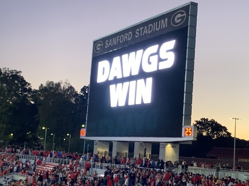 2 LL Side By Side Georgia Bulldogs vs Tenn Tech Football Tickets 09/07 ...