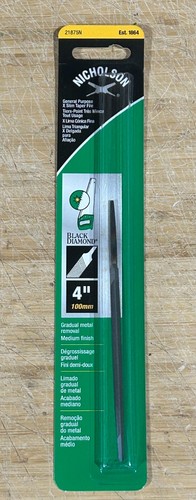Nicholson 4" General Purpose X Slim Taper File - 6 Pack | eBay