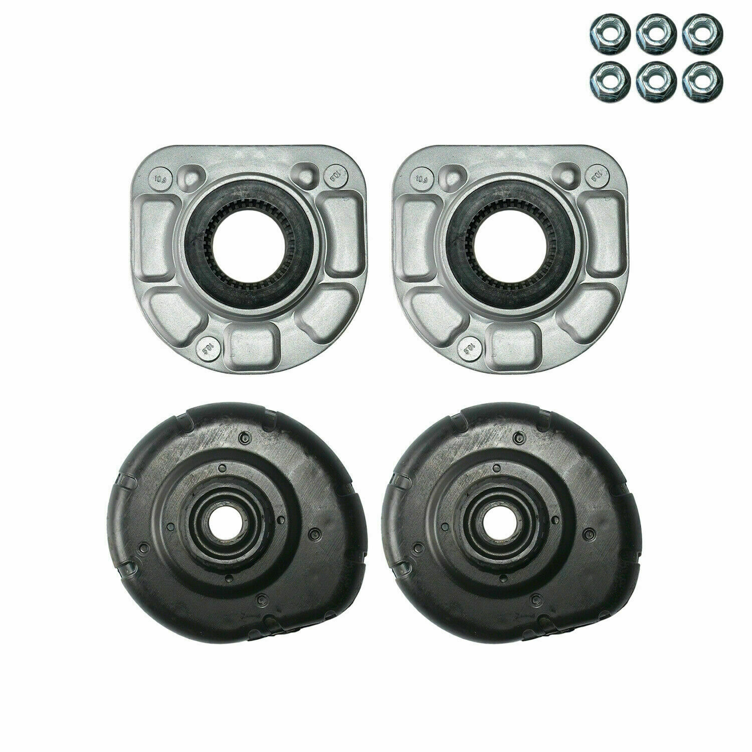 4x Front Top Strut Mount + Bearing for Volvo S60 S80 V70 XC90 XC70 ...