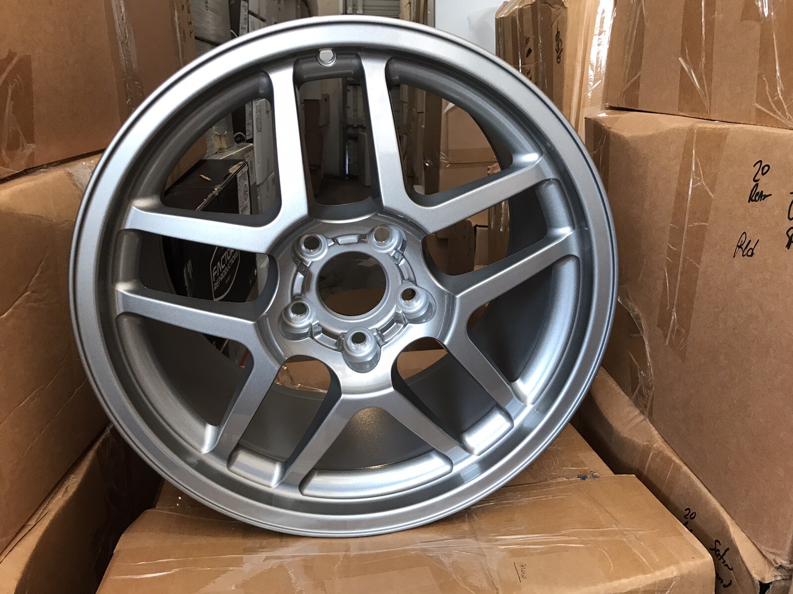 Corvette ZO6 Speedline Gm Argent 2002-04 18x10.5 Two New Wheels | eBay