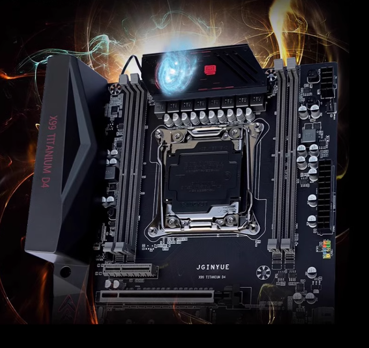 JGINYUE INTEL X99 TITANIUM D4 LGA 2011-3 DDR4 256G ATX Motherboard Core ...