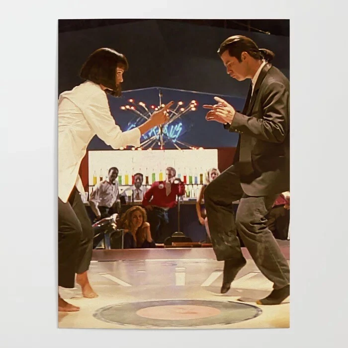 Pulp Fiction Dance Poster
