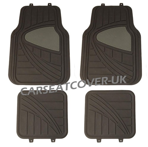 MG Motor UK MG3 - Black/Grey HEAVY DUTY Front Rear RUBBER CAR Floor ...