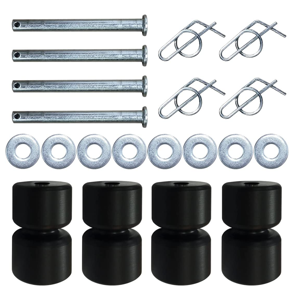 4X For GL1 GMNR925 Trailer Tailgate Lift Assist Rollers Kit Replace ...