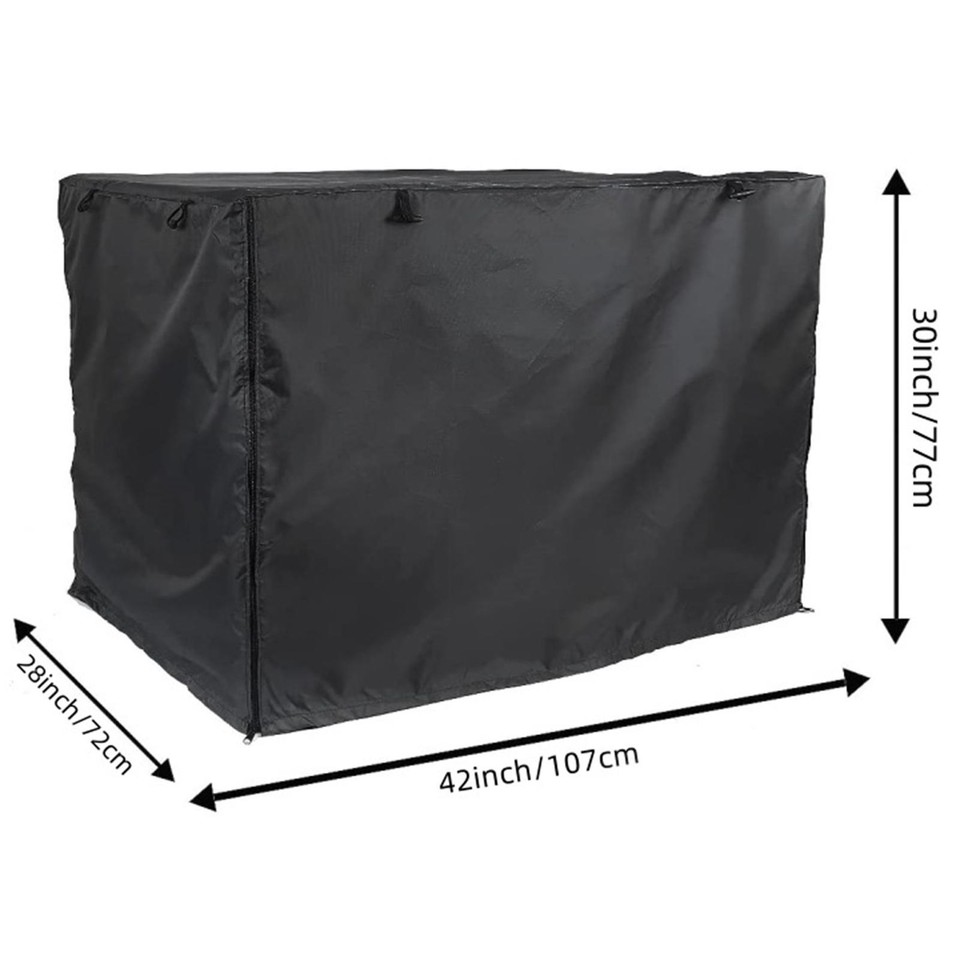 Large Square Oxford Cloth Dog Crate Cover Pet Kennel Covers Breathable ...