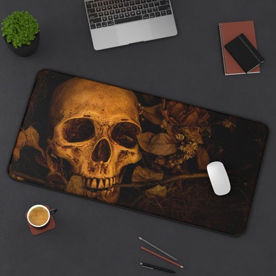 Horror Desk Mat #4, Gothic Graveyard Halloween Non-Slip Office Computer ...