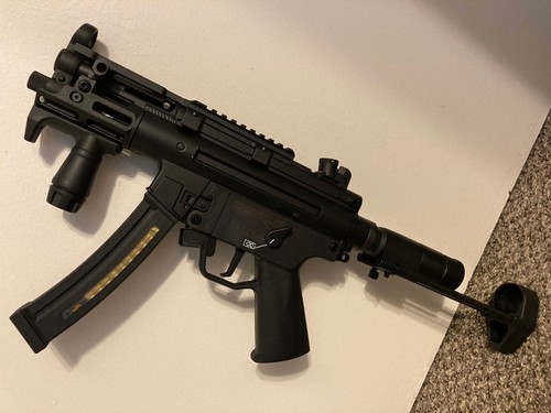 CYMA PLATINUM MP5k (SMG9) High Speed 13:1 AEG Full Metal AIRSOFT ...