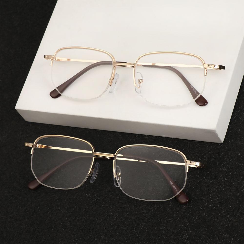 High-definition Reading Glasses Eyeglasses Half Frame Presbyopic ...