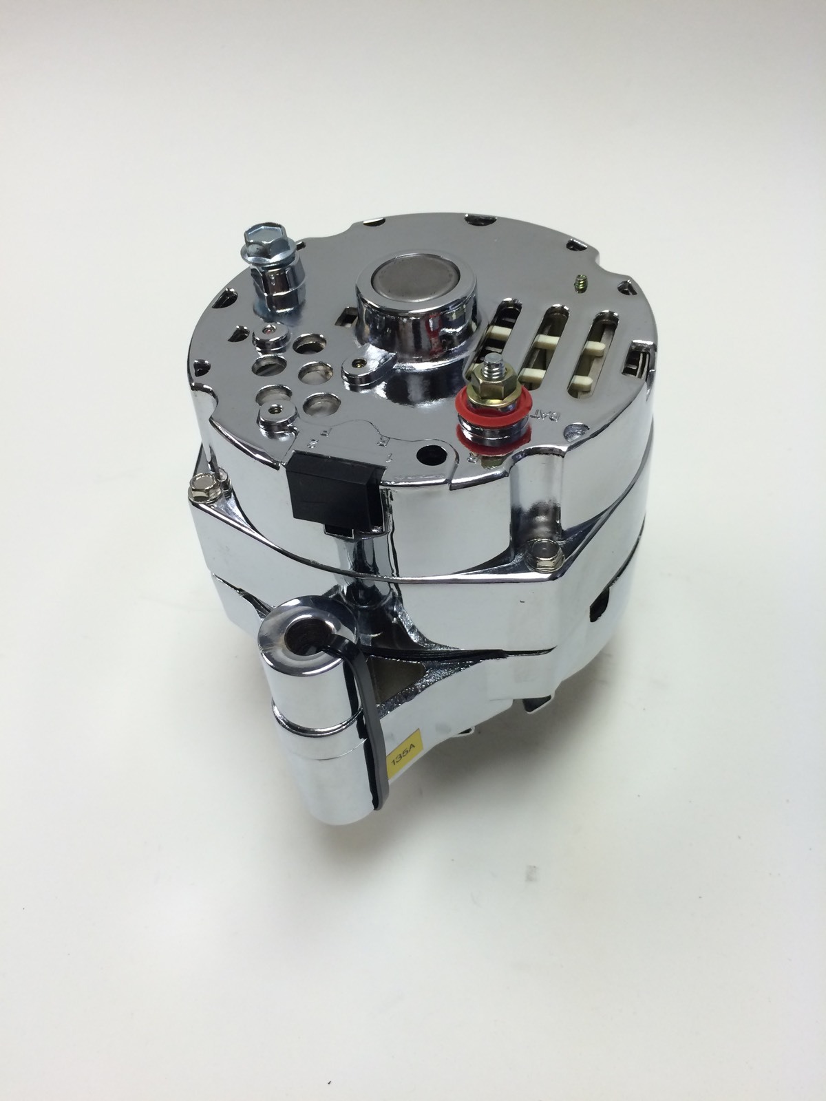 FORD STREETRODS ONE WIRE 1 WIRE CHROME ALTERNATOR 135 AMPS W/6 GROOVE ...