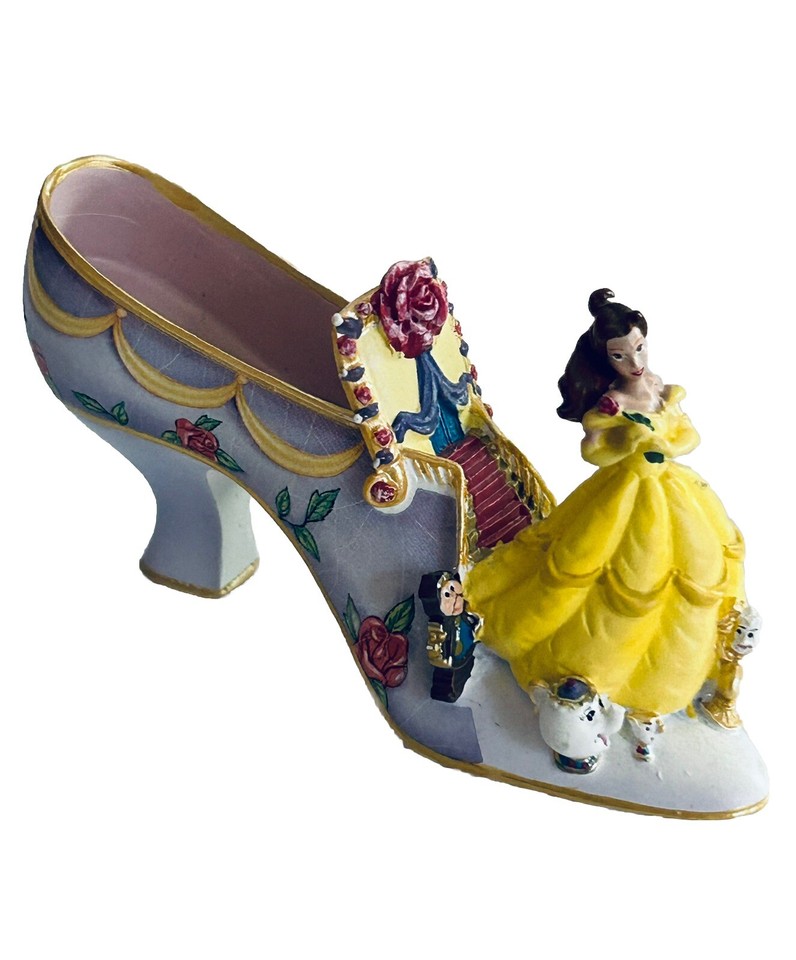 Set Of 6 Once Upon A Slipper Disney Princess Shoe Figurines Bradford ...