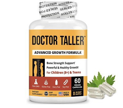 Nubest Doctor Taller - Advanced Growth Formula For Kids 8+ And Teens | eBay