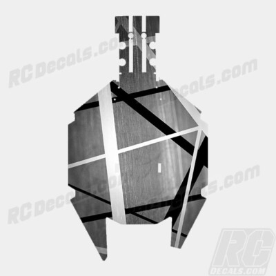 Traxxas LCG 2wd Slash Chassis Protector Decal Death Metal Grey | eBay