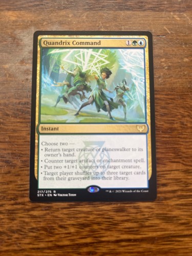 MTG Trading Card-Quandrix Command [Strixhaven: School of Mages] | eBay