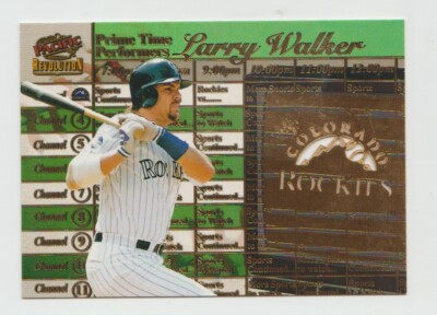 Larry Walker Pacific Revolution 1998 Prime Time Performers #16 Colorado ...