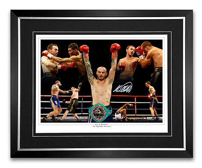 Kevin Mitchell Signed And Framed Boxing Montage : New | eBay