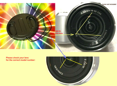 LENS CAP fits your 18-55 OSS, 16mm Lens to Camera SONY NEX-C3 NEX-5N ...