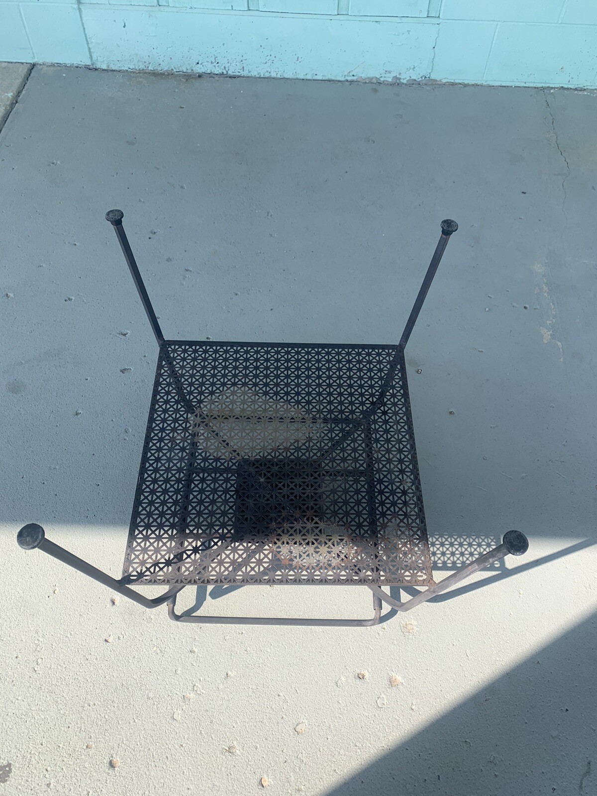 Mid Century Retro Atomic Metal Mesh Swivel Tv Record Audio Stand ...
