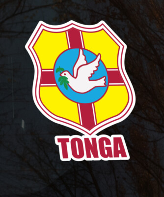 Tonga Rugby Shield TONGA TONGAN FLAG SILA BIRD Decal 120mmx100mm | eBay ...