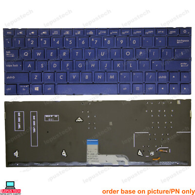 ASUS UX333 U3300 U3600F UX333FA UX333FN blue backlit US keyboard | eBay