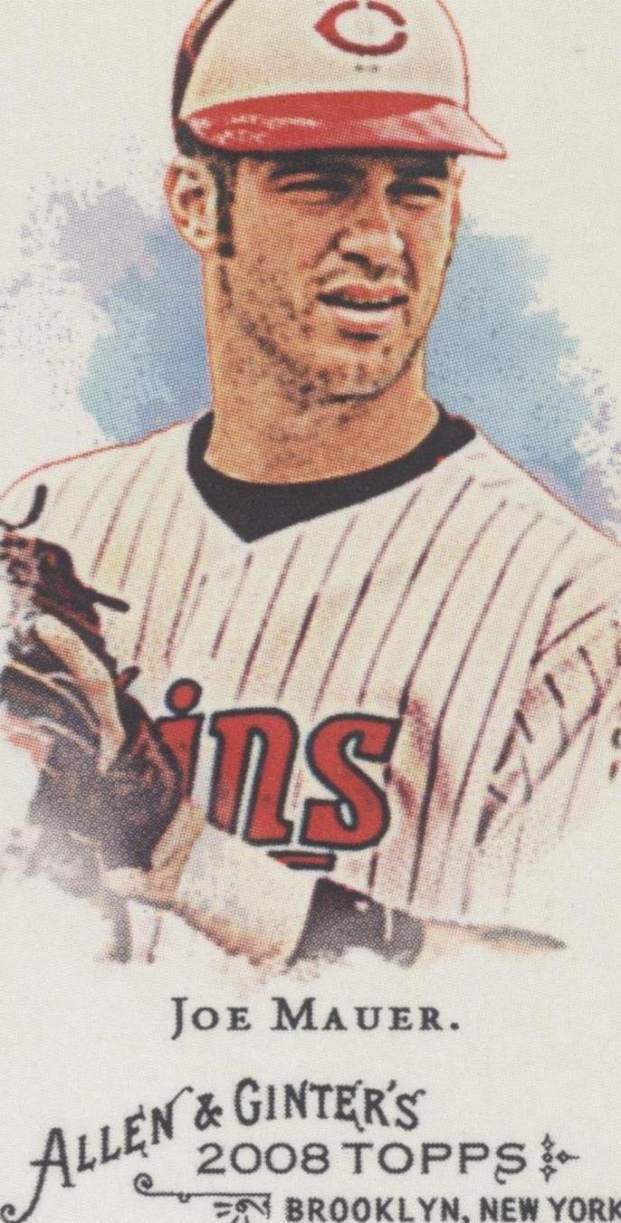 2008 Topps Allen & Ginter's - Joe Mauer #66 Mini Allen & Ginter Back ...