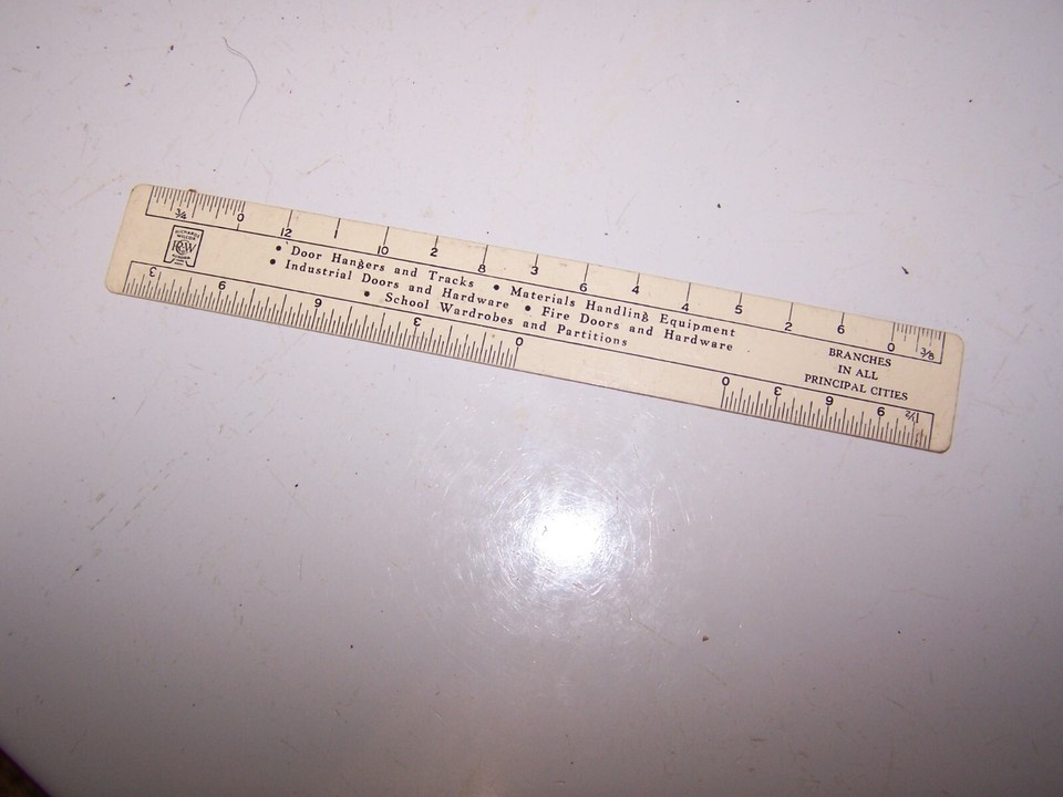 Vintage RICHARDS WILCOX MANUFACTURING CO Celluloid Ruler AURORA ...