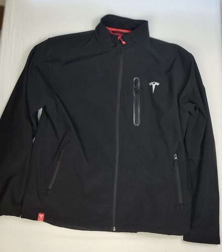 Tesla Size XXL Black Employee Jacket 94% Polyester 6% Elastane | eBay
