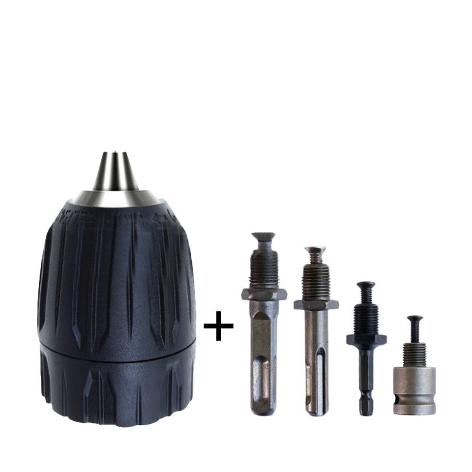 Precision Drill Adapter Black Reverse Thread Conversion Tool Round ...