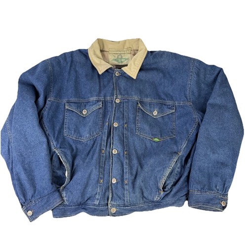 Vintage Quicksilver Saltwater Denim Jacket QSD Men’s Size Large Rare ...